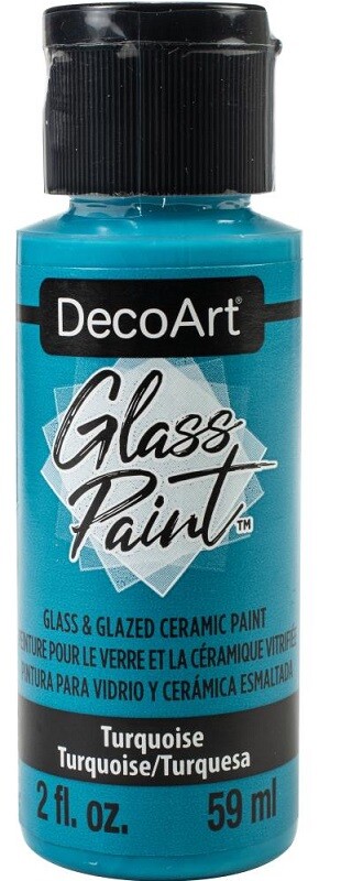 DecoArt Glass Paint Opaque Glass & Glazed Ceramic Paint 2oz ~ PICK YOUR ...