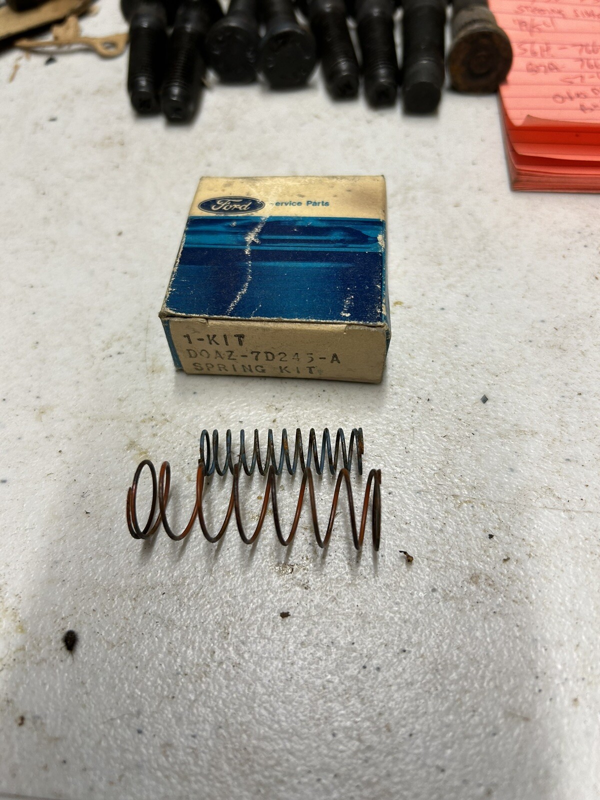 NOS Ford Control Oil Pressure Compensator Spring Kit 1970 Mustang D0AZ-7D245-A | eBay