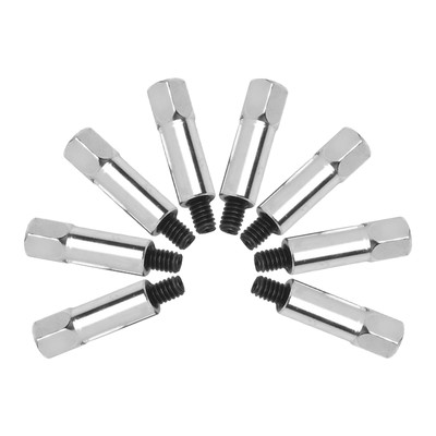 8 Pcs Chrome Valve Cover Bolts Stud Kit For Chevy SBC 283 305 327 350 ...