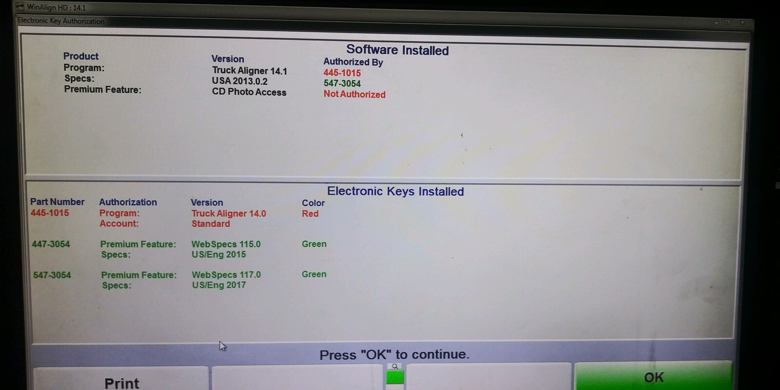 Winalign electronic keys - germankurt