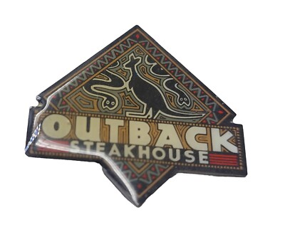 Outback Steakhouse Pin Tribal Snake & Kangaroo Restaurant Employee ...