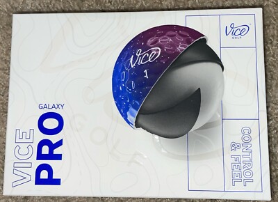 Vice Pro GALAXY LIMITED EDITION DRIP SHADE GOLF BALL Sleeve Of 3 Balls ...