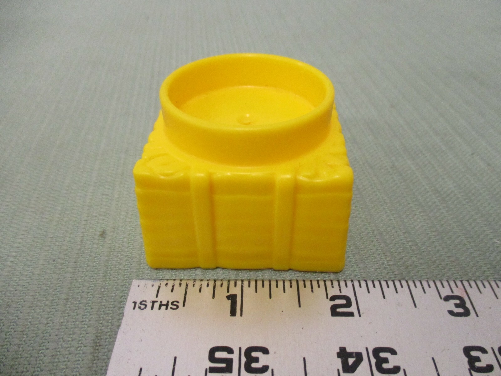 Fisher Price Little People Builders block yellow kids play part piece ...