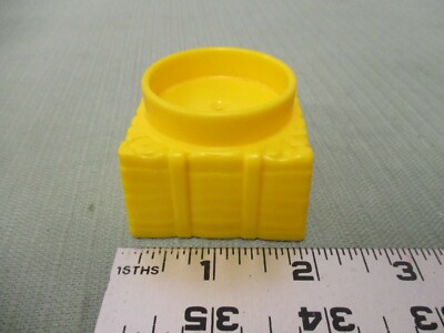 Fisher Price Little People Builders block yellow kids play part piece ...