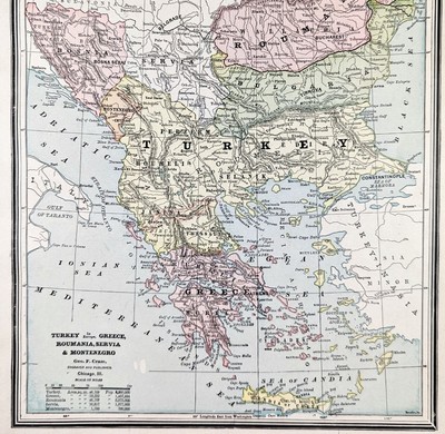 1900-Now - Map Of Romania