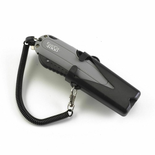Easy Cut 4000 Auto Retract Safety Box Cutter Knife w/ Holster & Lanyard ...