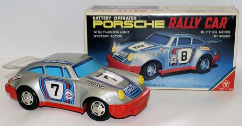 Vintage PORSCHE Martini Bosch Shell Racing Rally Car Yonezawa (Y) Japan ...