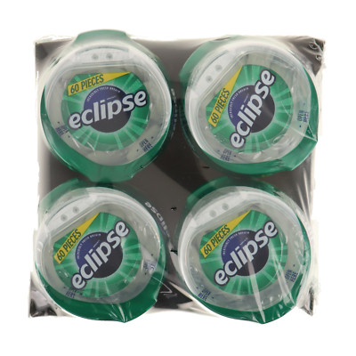Eclipse Gum Spearmint Sugar Free 60 Pieces Each(4 Bottle) | eBay