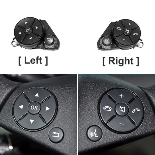 Car Steering Wheel Switch Buttons For Mercedes W204 W212 X204 W207 C/E ...