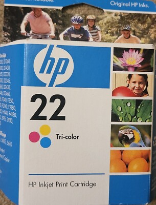 HP 22 (C9352AN) Tri-color Original Ink Cartridge EXP 08/2009 FREE SHIP ...