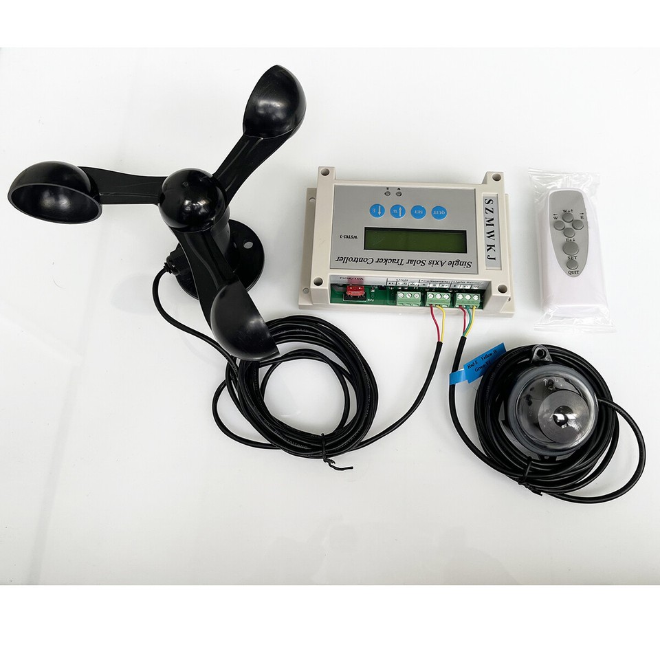 Electronic Controller + Anemometer for Single Axis Solar Sun Track ...