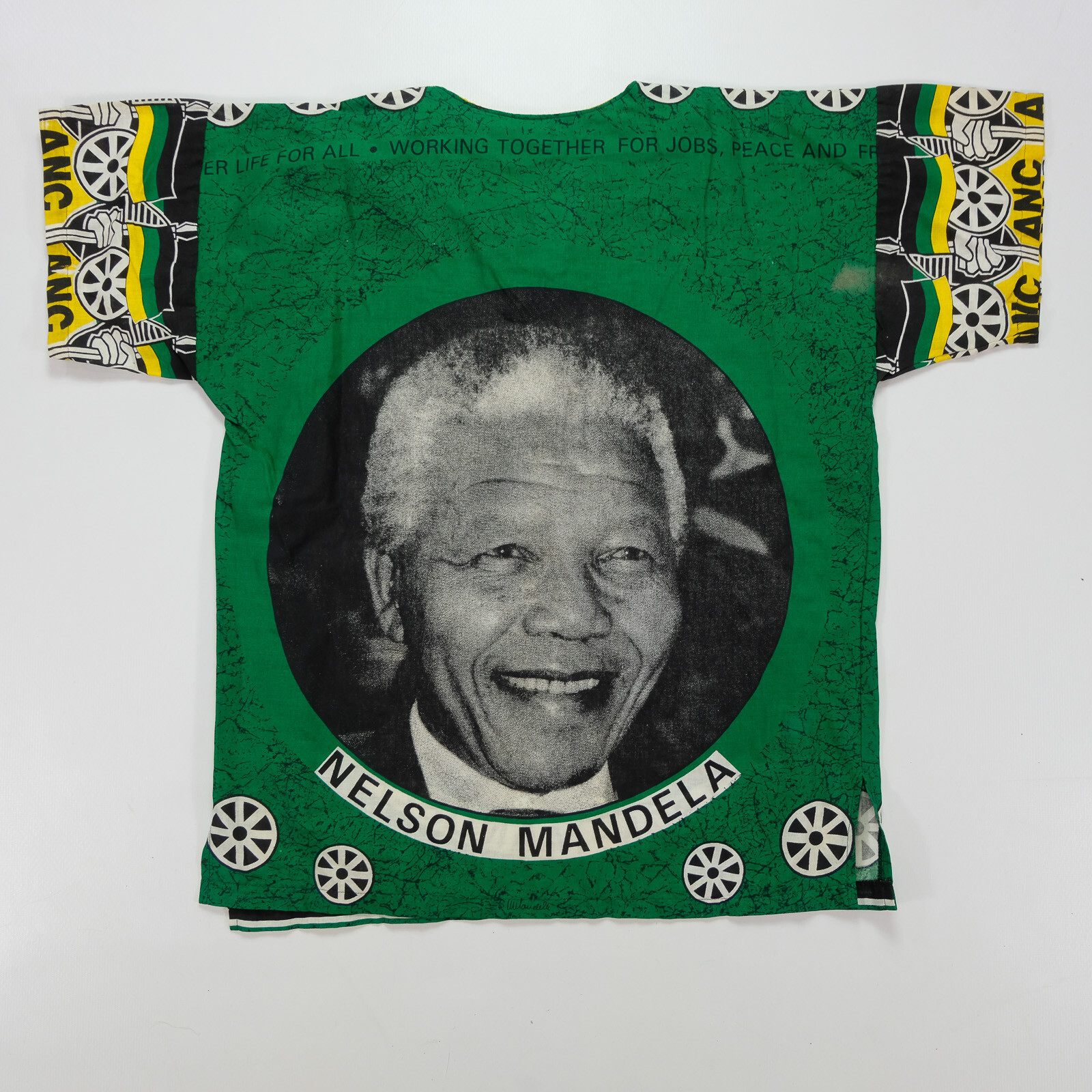 Rare VTG Nelson Mandela Working Together Peace All Ov… - Gem