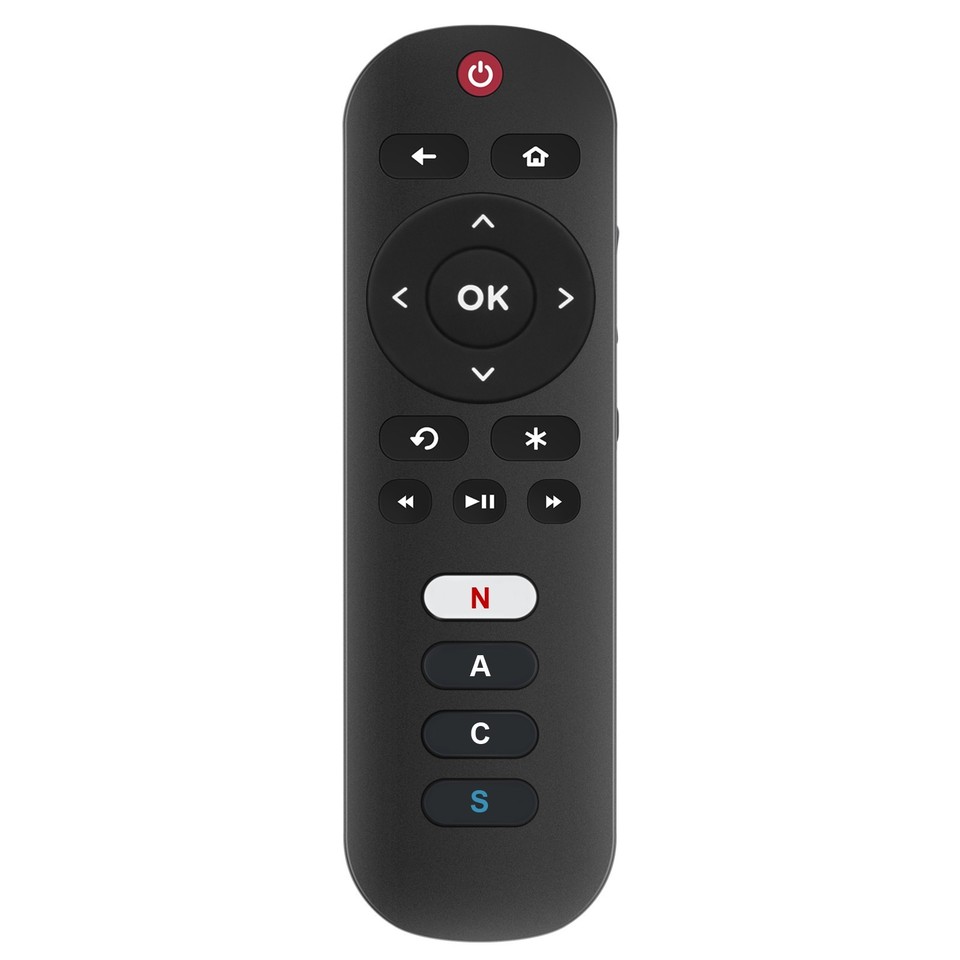New Replaced Remote compatible with TCL Roku TV 49S405 75S435 43S435 ...