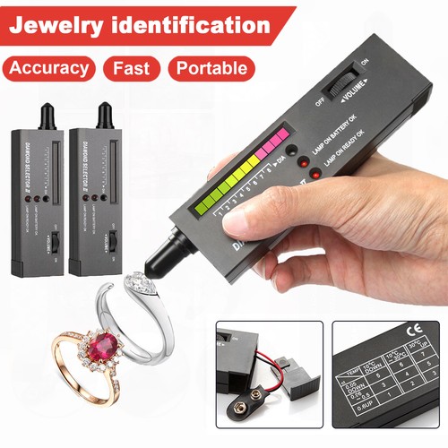 Portable Diamond Gem Tester Selector Mini Case Gemstone Jeweler Meter ...
