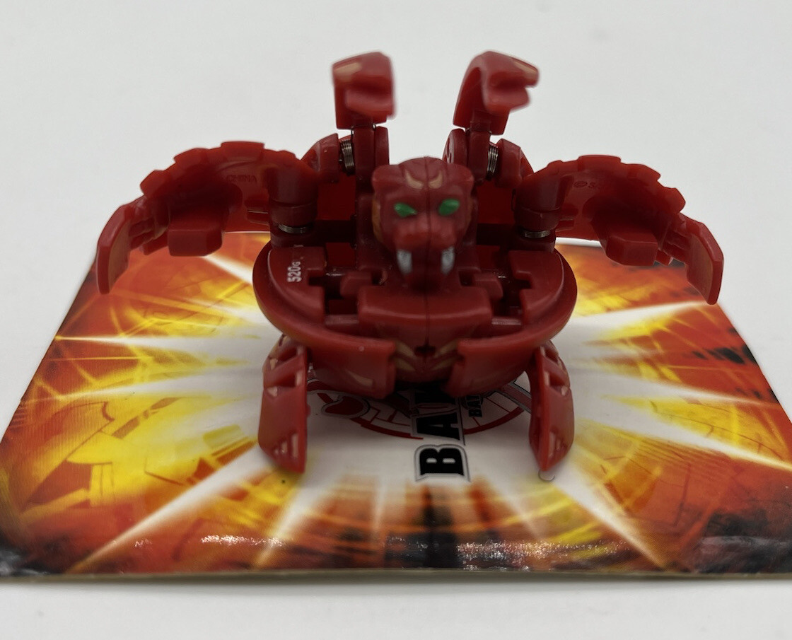 Bakugan Battle Brawlers Pyrus Red Tigrerra 520G + Random Card Anime Toy ...