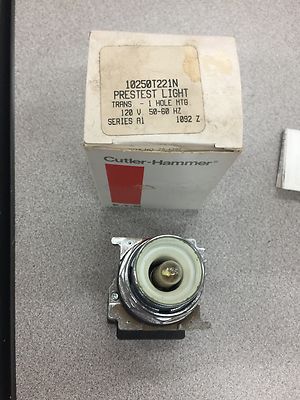 NEW IN BOX CUTLER-HAMMER 120V 50-60HZ PRETEST LIGHT 10250T221N SER. A1 ...