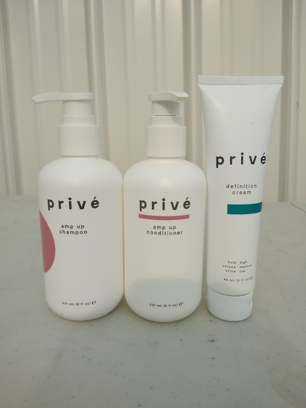 PRIVE Hair Amp Up Volumizing Shampoo & Conditioner Set, and Definition ...