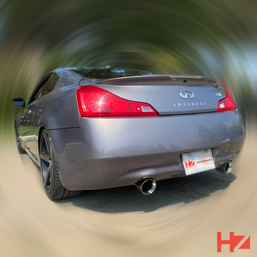 Light Weight Resonated Axle Back for a 2008-2013 Infiniti G37 Coupe ...