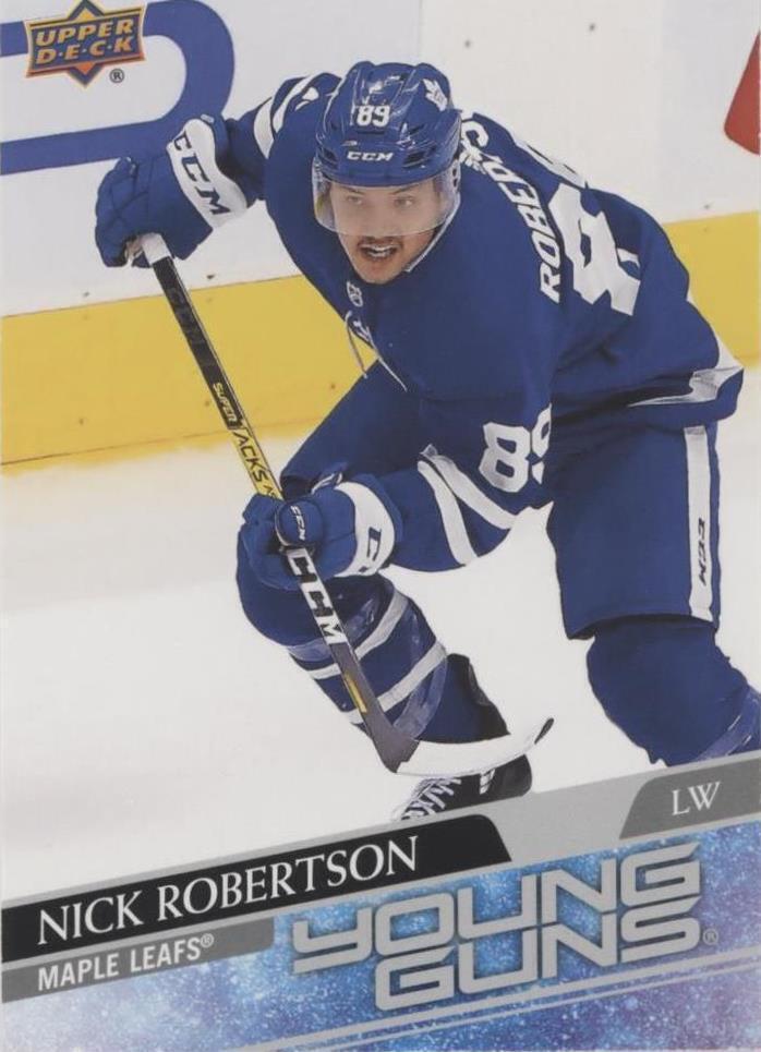 2020-21 Upper Deck - Young Guns Nick Robertson #237 Jumbo (RC) for sale ...