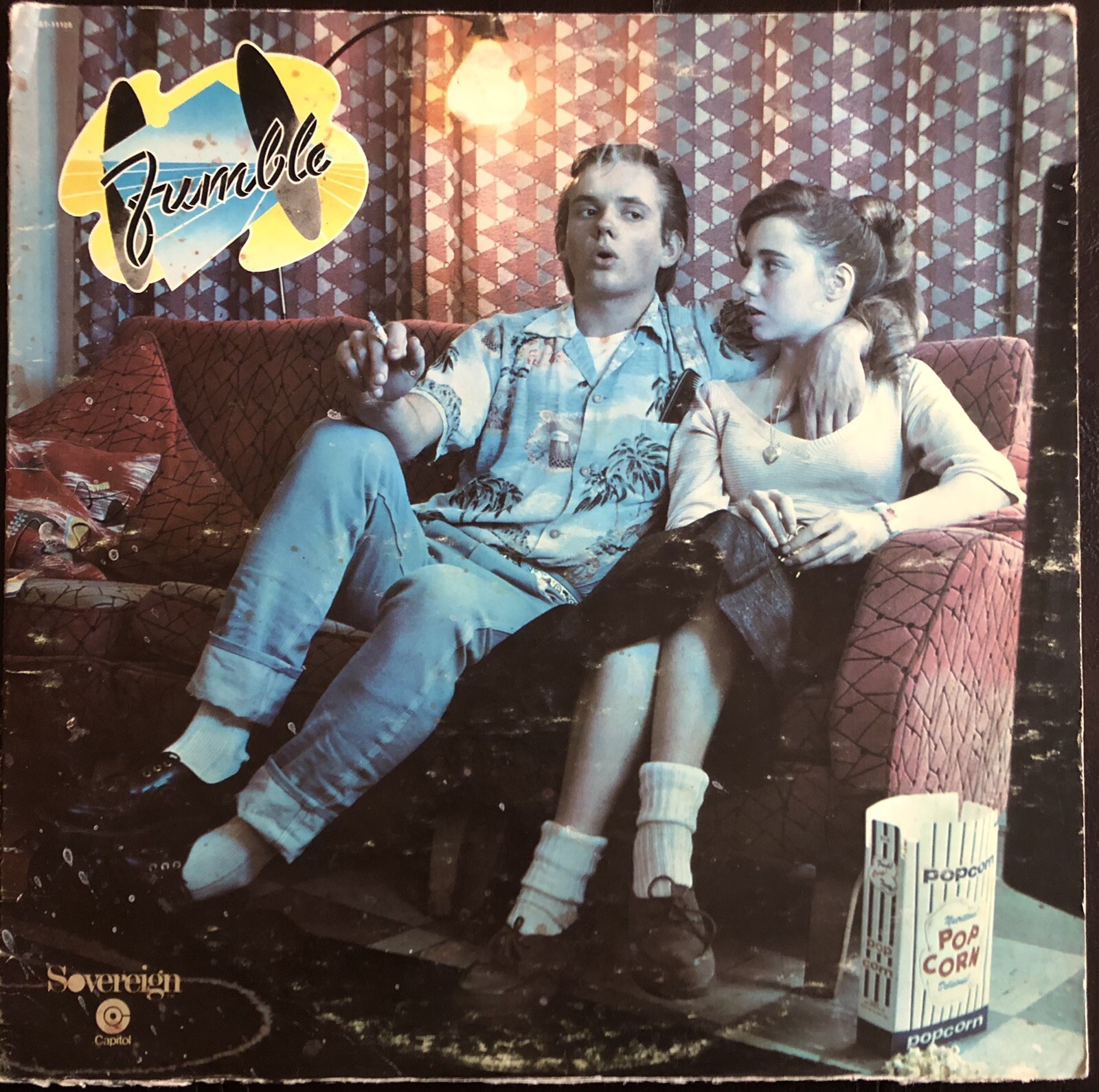 FUMBLE S/T LP EX/VG HIPGNOSIS COVER SEAN MAYES DAVID BOWIE ROCK AND ...