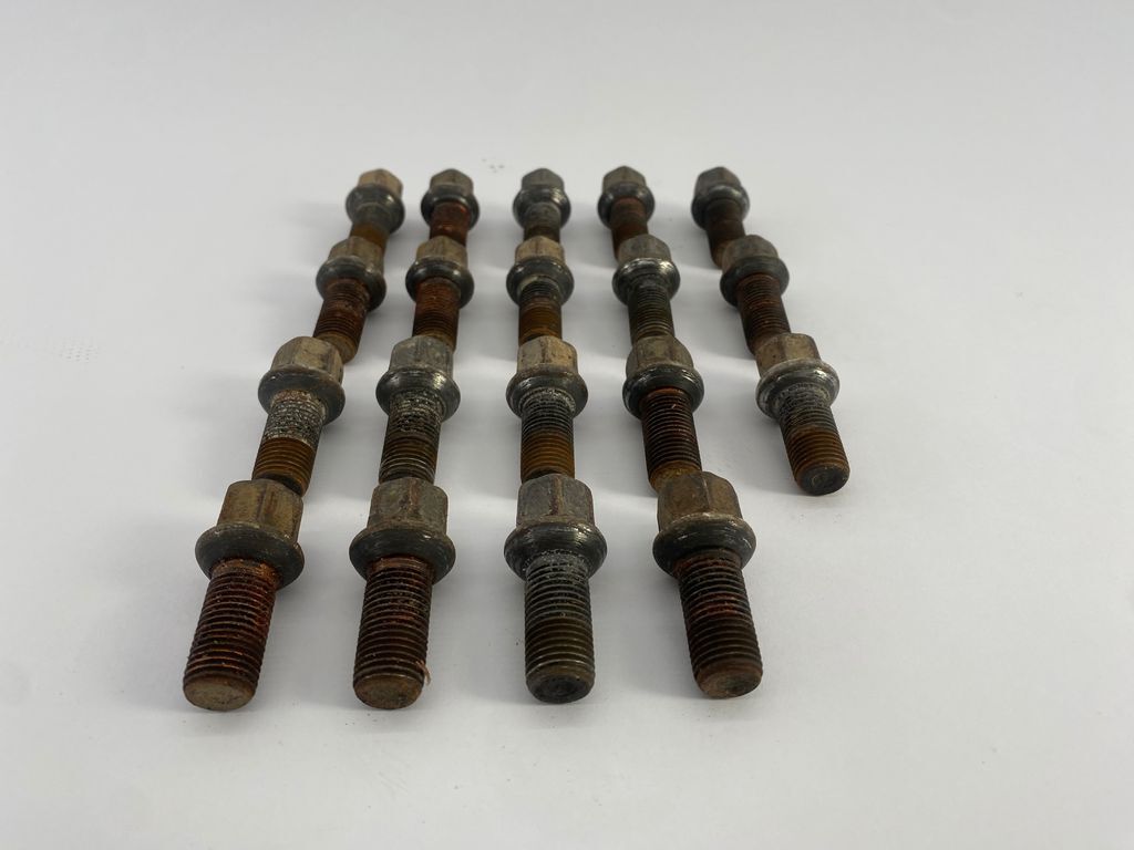 Audi A6 S6 C6 4F 2006 OEM Genuine M14X1,5X27 Nuts Bolts SET of 19PCS ...