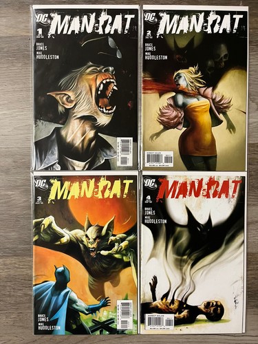 Man-Bat #1-4 Complete Batman Miniseries Bruce Jones/Mike Huddleston DC ...