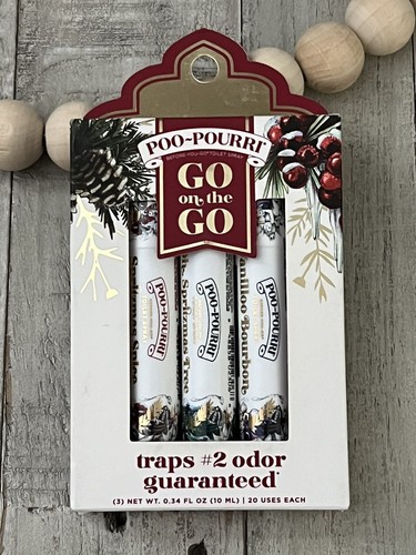 Poo-Pourri On The Go Toilet Spray 3 Travel Size Pack It's a Spritzmas ...