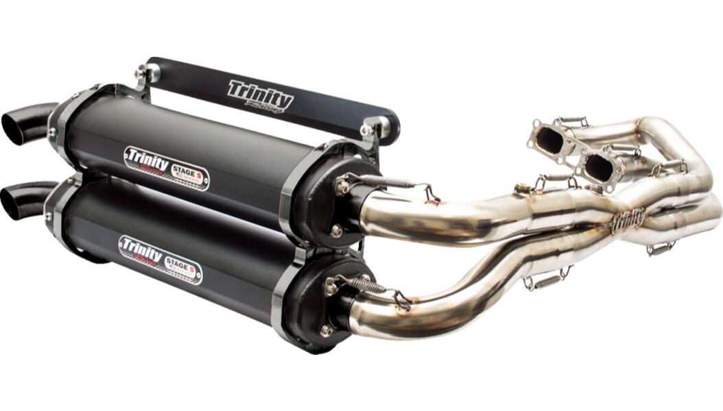 Trinity Racing - TR-4119D-C2 - Stage 5 Dual Exhaust System, Cerakote ...