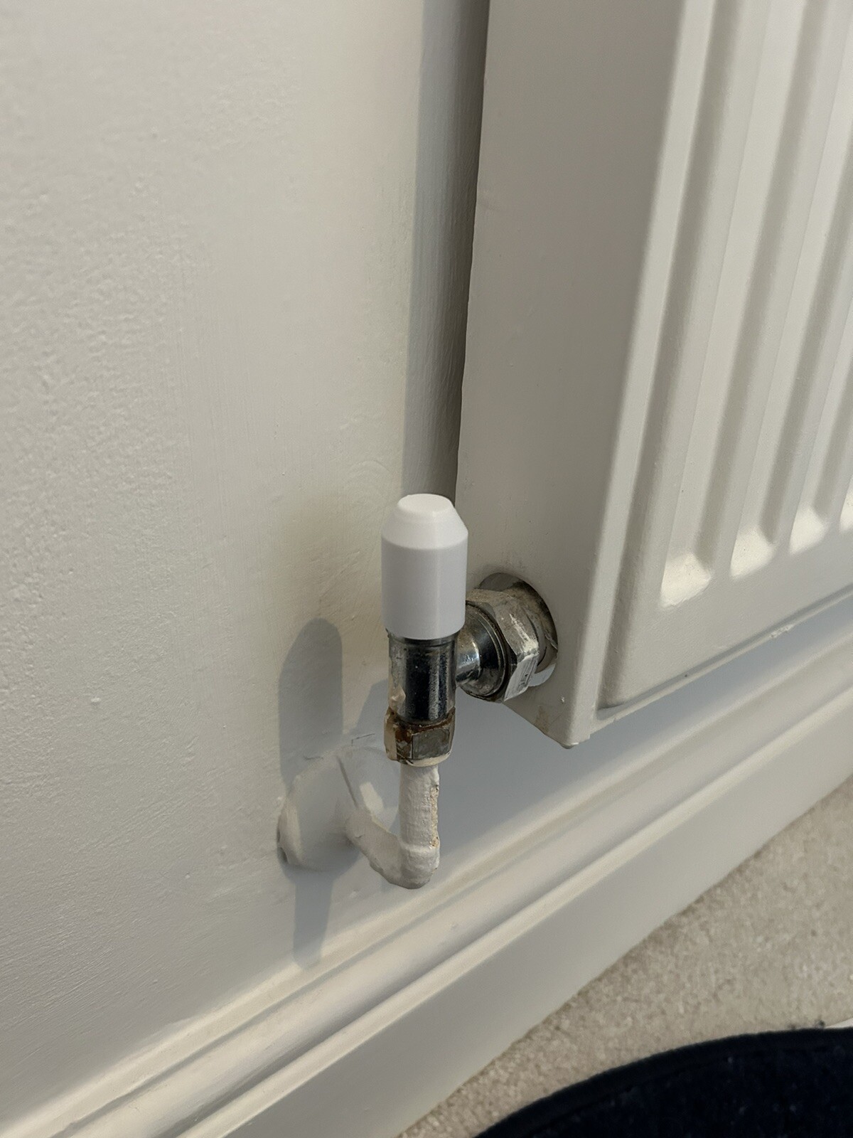 8 x Radiator Valve Caps White - VGQ - Nice Fit - Cheapest - 20mm - Many ...