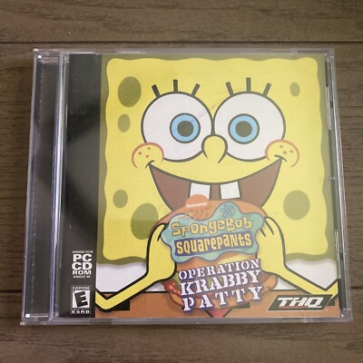 SpongeBob SquarePants: Operation Krabby Patty PC 2001 CD PC Game ...