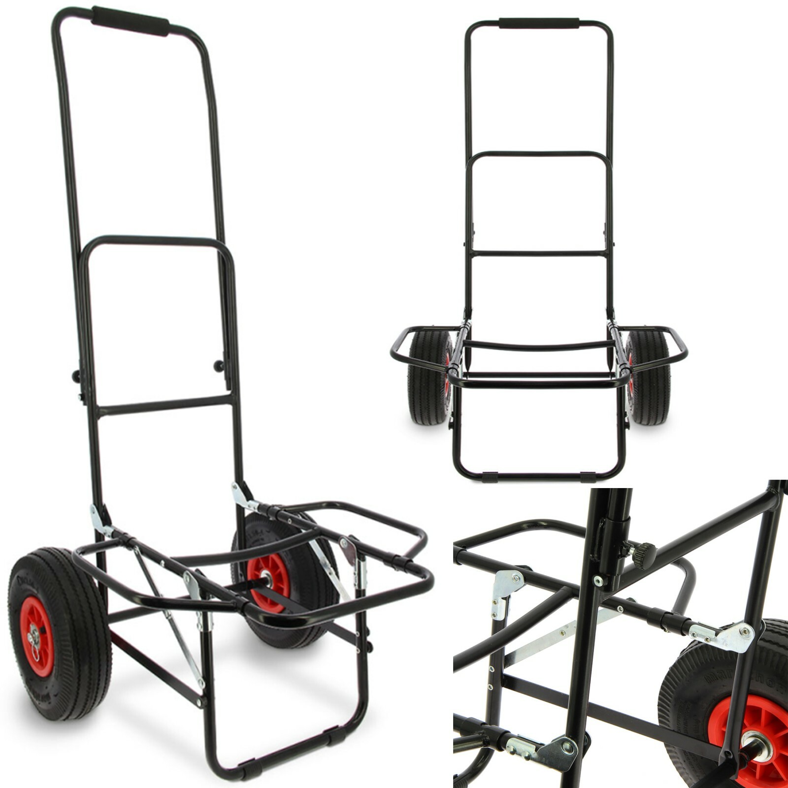 NGT Quick Fish Folding Fishing Trolley Carp Coarse Match Folds Flat ...