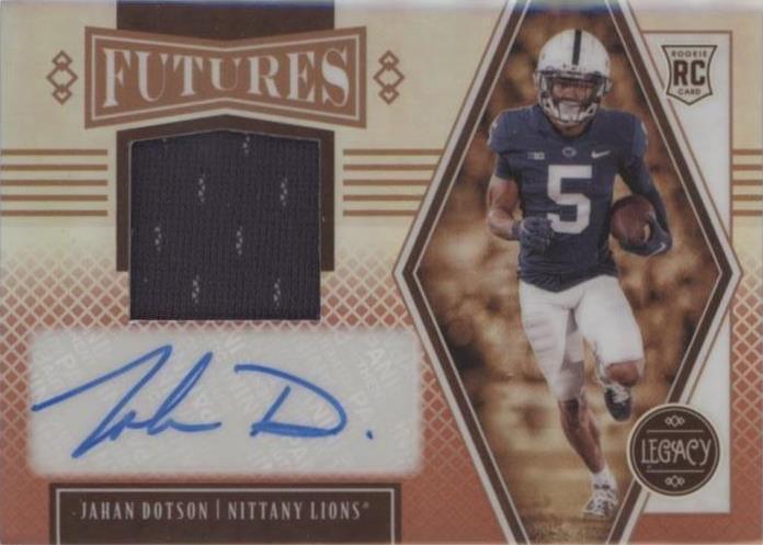 2022 Panini Legacy - Futures Patch Autographs Jahan Dotson #FP-JD Ruby ...