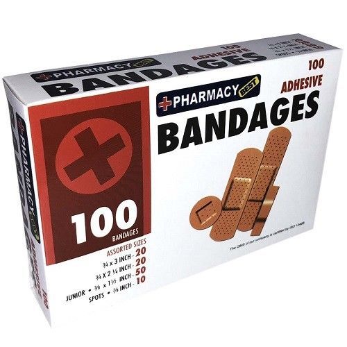 (6 Boxes) BANDAGES 100 CT FABRIC ASSORTED SIZES Item # 21244-14 | eBay
