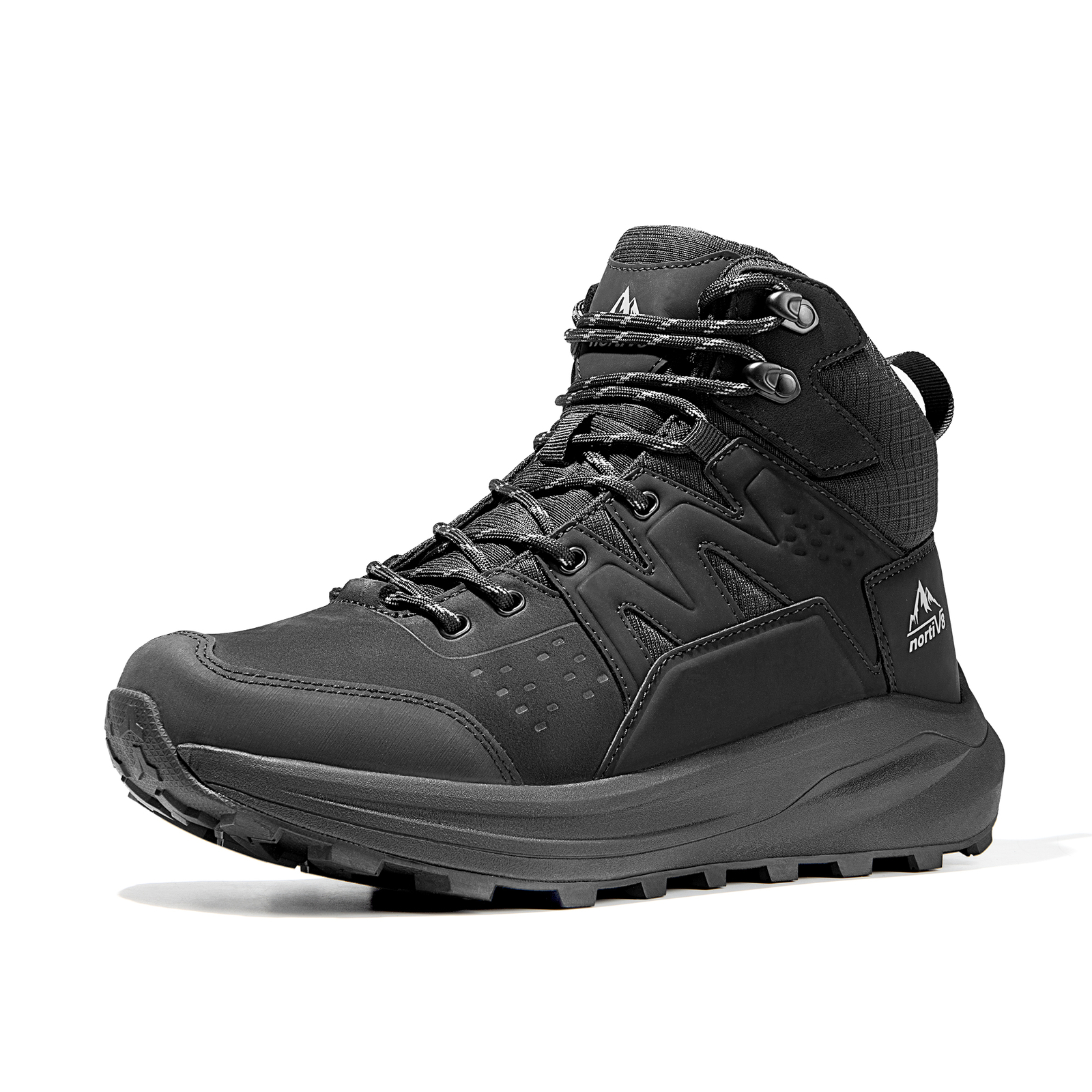 US Mens Hiking Boots Waterproof Outdoor Leather Lightweight Climbing Boots
