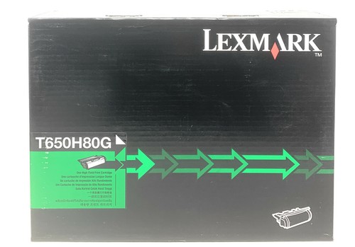 LEXMARK T650H80G ORIGINAL BLACK TONER LEXMARK T650/T652/T654/T656 25K ...