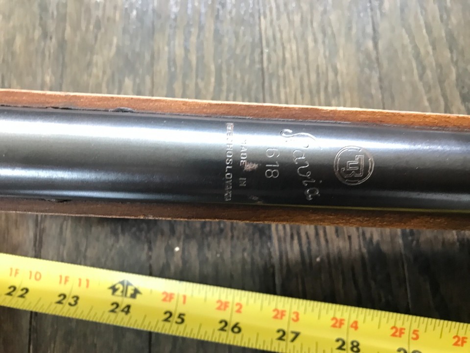 Slavia 618 Working 177 Cal Pellet Rifle Early Wooden Vintage Air Rifle ...