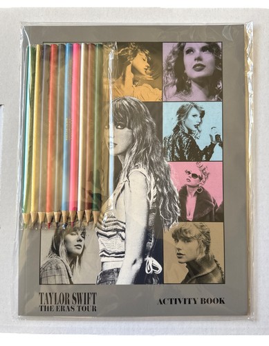Taylor Swift The Eras Tour Activity Book And Colored Pencils Official ...