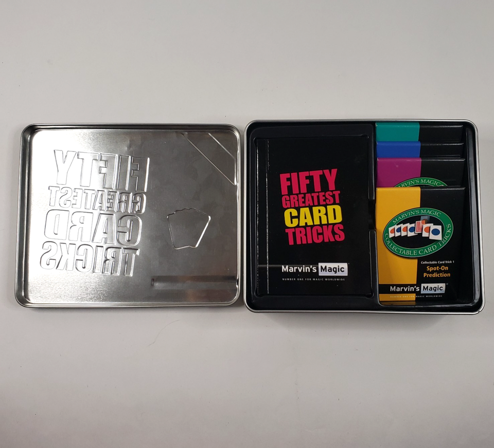 Marvin’s Magic 50 Greatest Card Tricks Set – Complete Kit for Kids ...