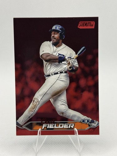 CECIL FIELDER Card • RED FOIL #133 • 2024 Topps Stadium Club • TIGERS ...