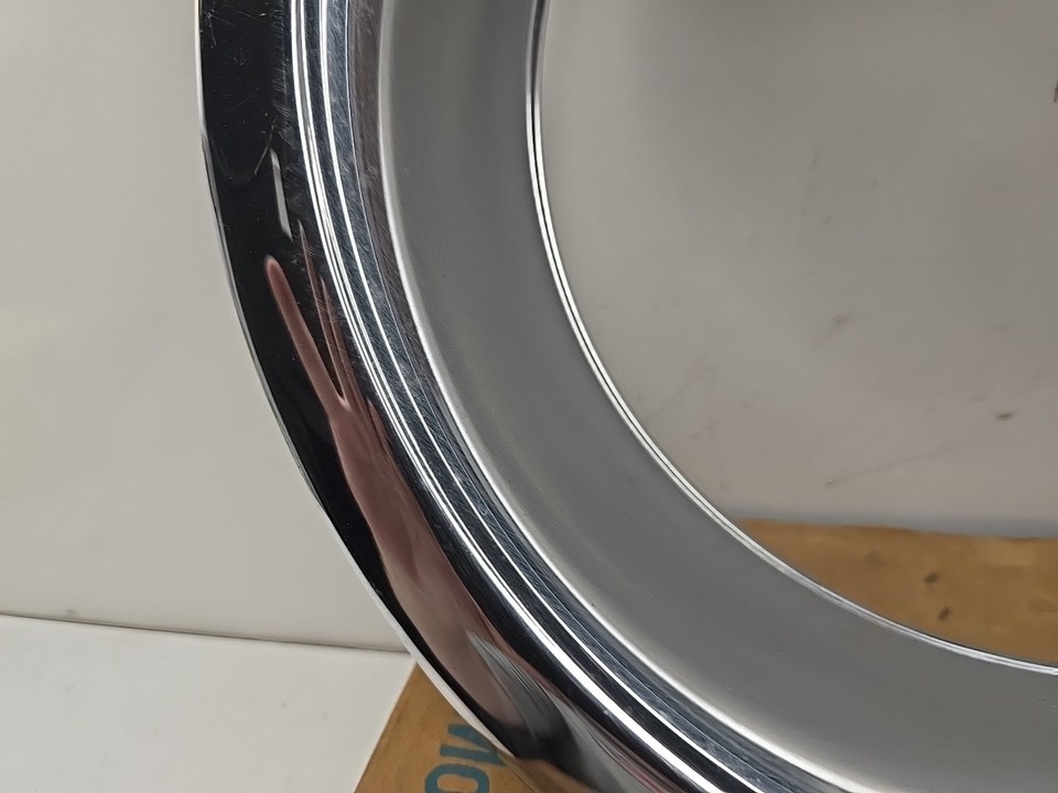Corvette 15 X 8 Stainless Steel Rally Wheel Trim Ring GM 3923626 1968 ...