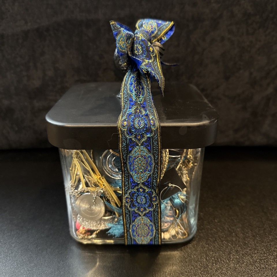Mystery Jewelry Jar Vintage To Modern In Vintage Jar Trifari, Avon ...