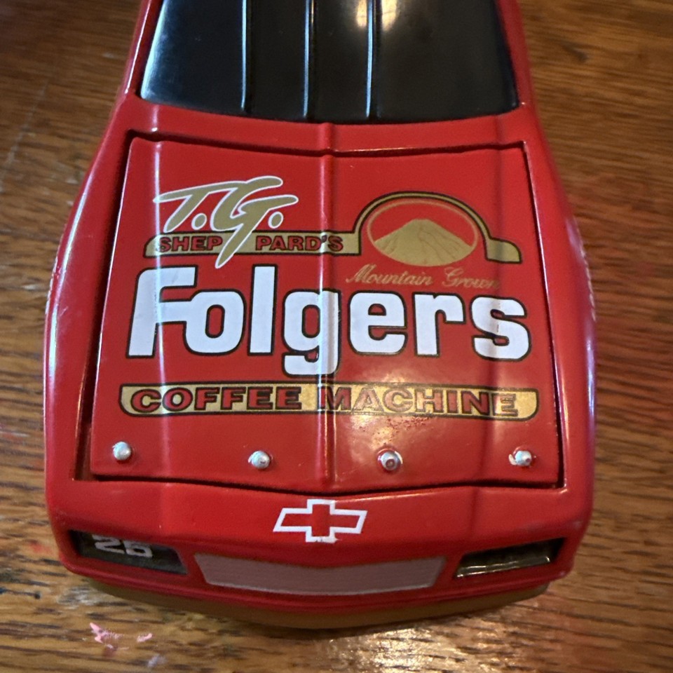 1996 Action 1:24 Scale Limited Edition Diecast Bank #25 Folgers Tim ...