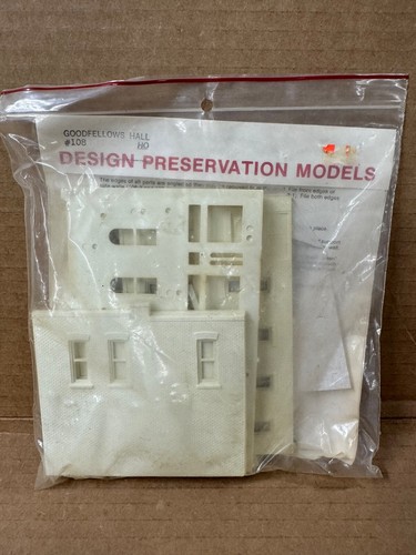 Vintage Design Preservation Models #108 HO Scale B. GOODFELLOWS HALL ...