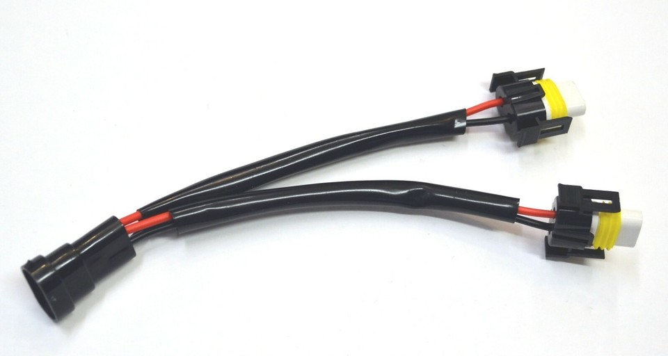 Splitter Wire Ceramic S 881 H27 Two Harness Fog Light Socket Plug ...