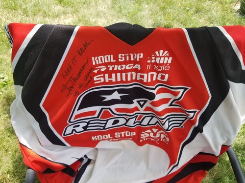 OLD SCHOOL BMX STU THOMSEN REDLINE CRUISER AUTOGRAPHED MUSEUM PIECE ...