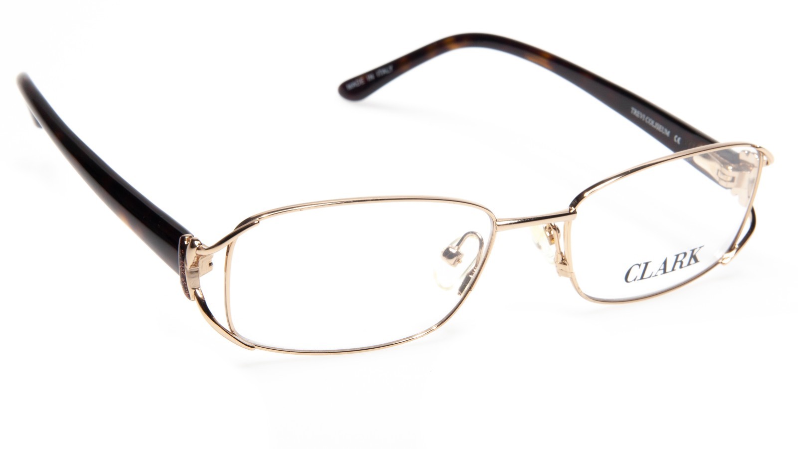 NEW CLARK TREVI COLISEUM K771 C2 GOLD EYEGLASSES FRAME 53-17-135 B33mm ...