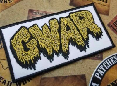 EMBROIDERED GWAR ROCK BAND PATCH (Please Read Ad) | eBay