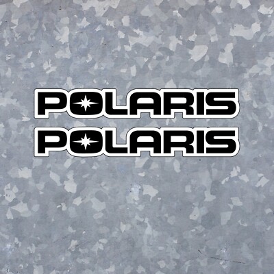 2 POLARIS Decals 5" 9" 11" 16" Decal Stickers Pick 48 Colors | eBay