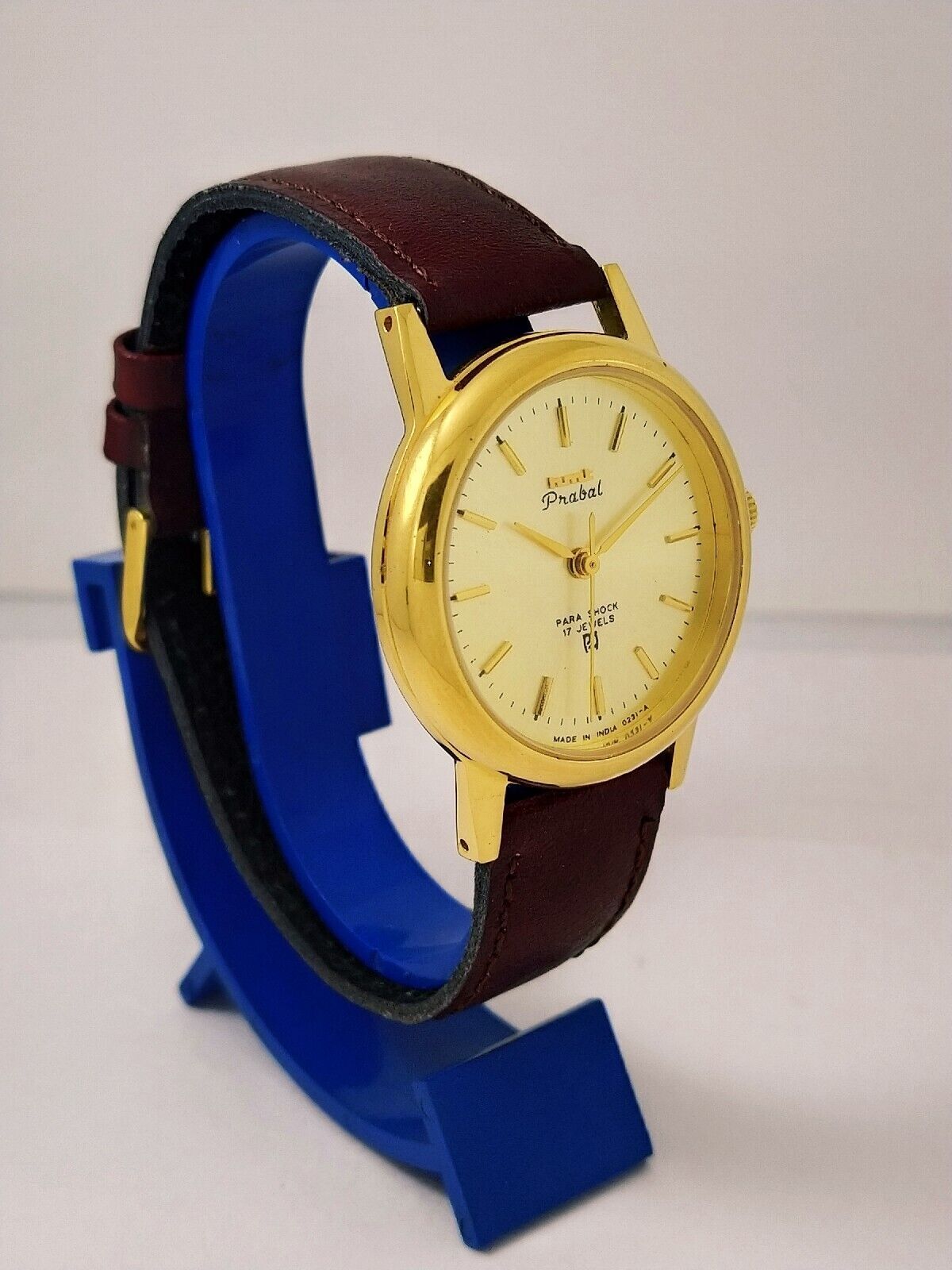 Original HMT Prabal Golden Dial Mech. Namesake Watch 17J Collectible GP ...
