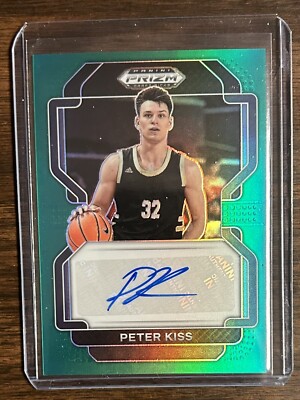 Peter Kiss Panini Prizm Draft Picks 2022 Autograph Auto No. DP-PKI RC ...